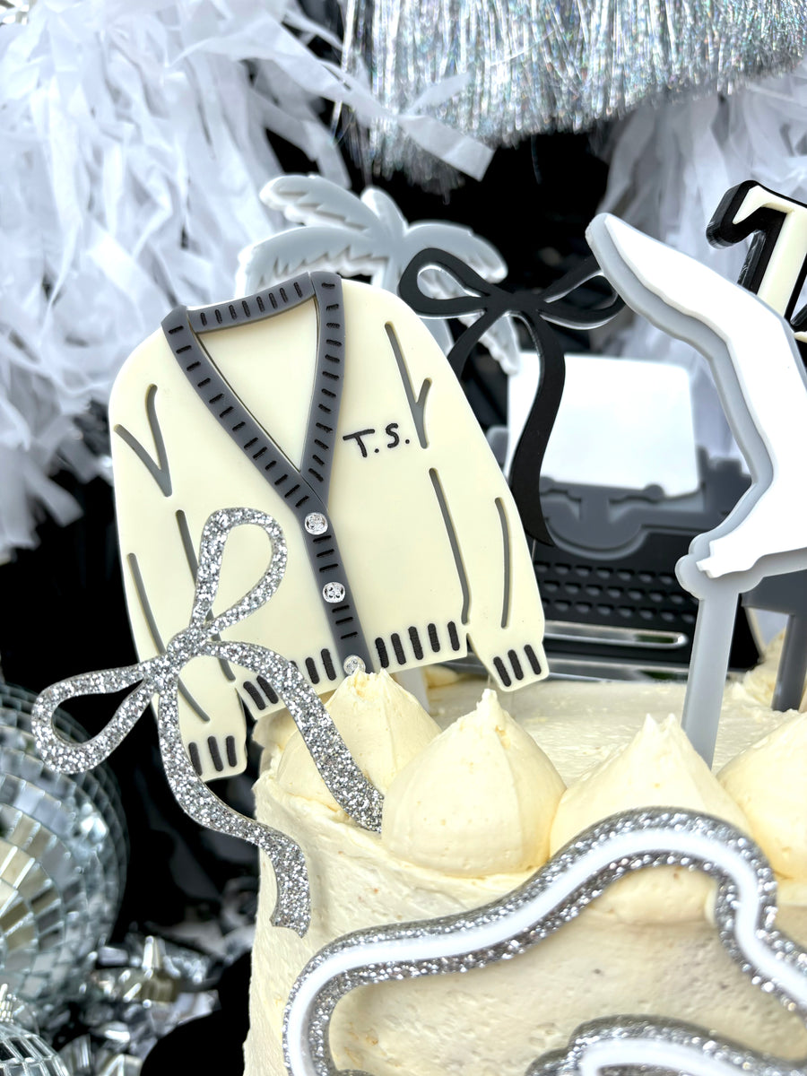 CARDIGAN - Cake Topper – Kiki Party Studio
