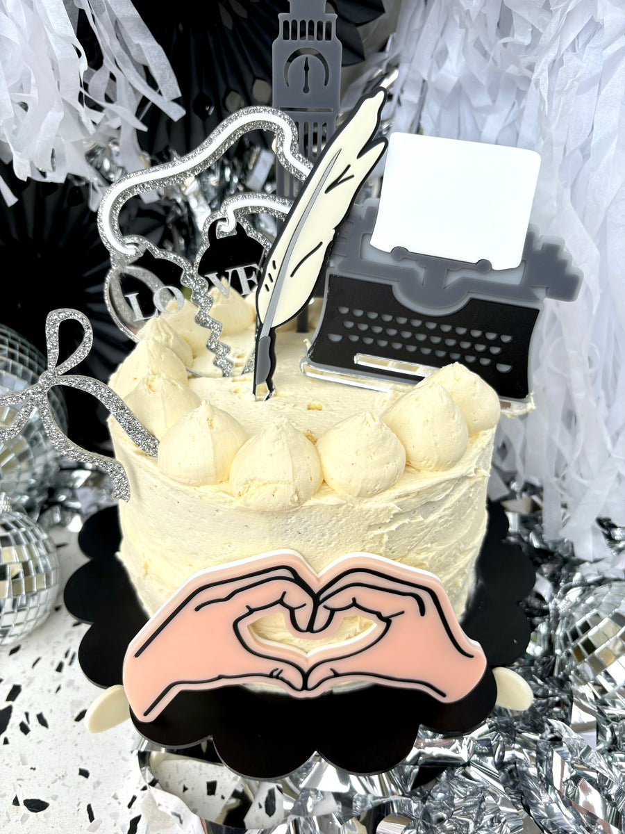 TYPEWRITER - Cake Topper – Kiki Party Studio
