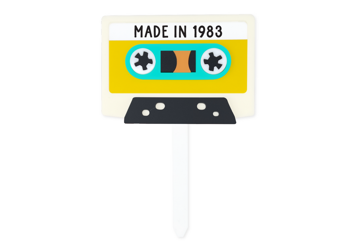 CLASSIC RETRO MIX TAPE - Cake Topper – Kiki Party Studio