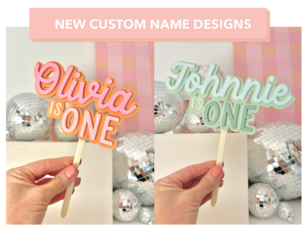 Kiki Party Studio - Custom cake toppers designed in Melbourne