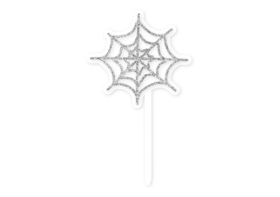SPARKLE SPIDER WEB - Cake Topper – Kiki Party Studio